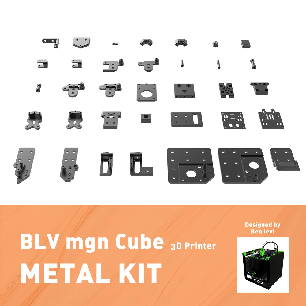 BLV MGN Cube Full Kit 3D Printer No Including Printed Parts 365mm Z ...