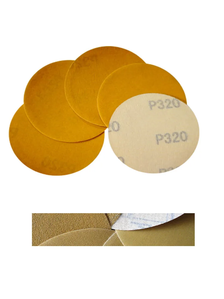 3Inch 75mm Flocking Disc Sandpaper Self-adhesive Round Sand Paper ...