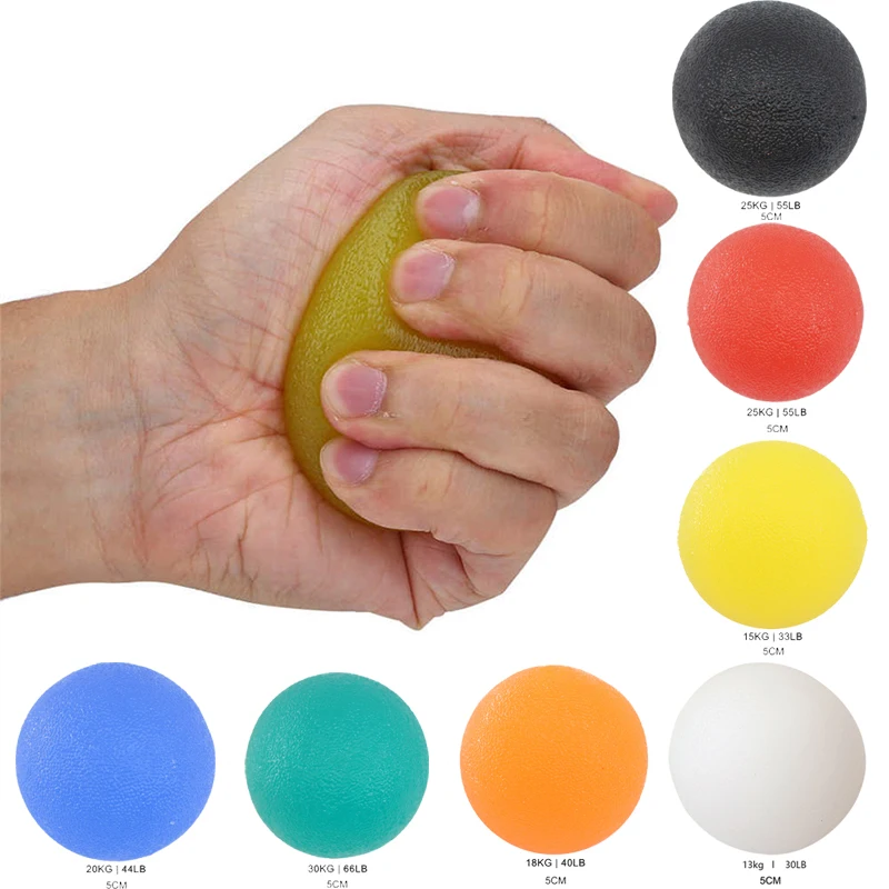 Grip-Ball-Silica-Gel-Hand-Grip-Ball-Men-Women-Gym-Fitness-Finger-Heavy ...