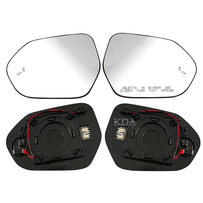 Auto-Heated-Blind-Spot-Warning-Rear-Mirror-Glass-USA-Version-For-Toyota ...