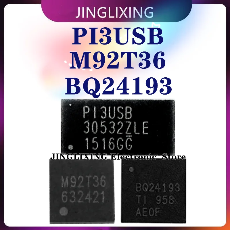 PI3USB30532ZLE-PI3USB-M92T36-BQ24193-Battery-Management-Charging-IC ...