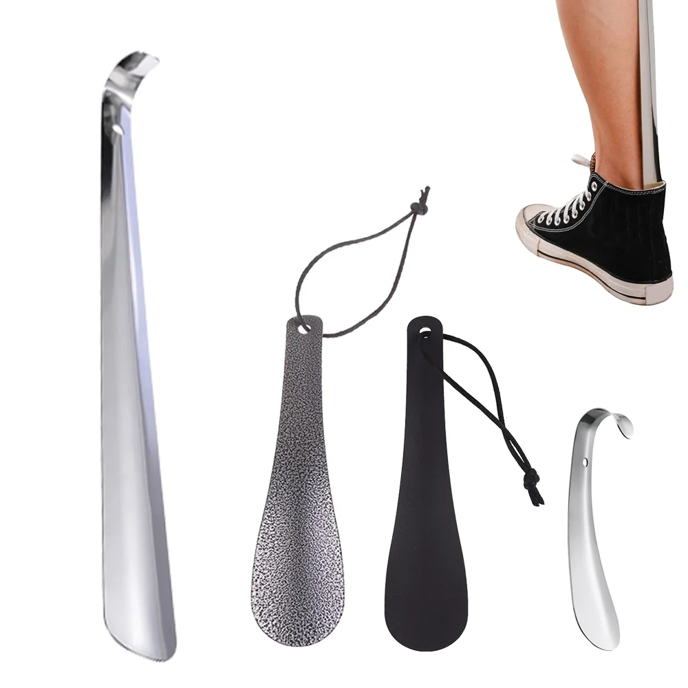 Portable-Stainless-Steel-Shoe-Horns-Easy-Handle-Shoe-Horn-Spoon ...