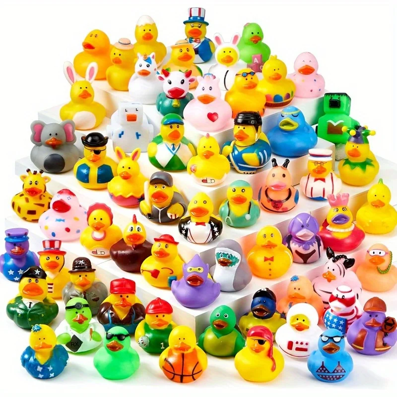 JOYFY 15 Uds patos de goma surtido aleatorio patos a granel con bolsa ...