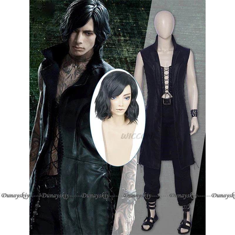 Game-DMC-5-V-Vitale-Devil-Cosplay-Costume-Wig-May-Cry-Cosplay-Costume ...