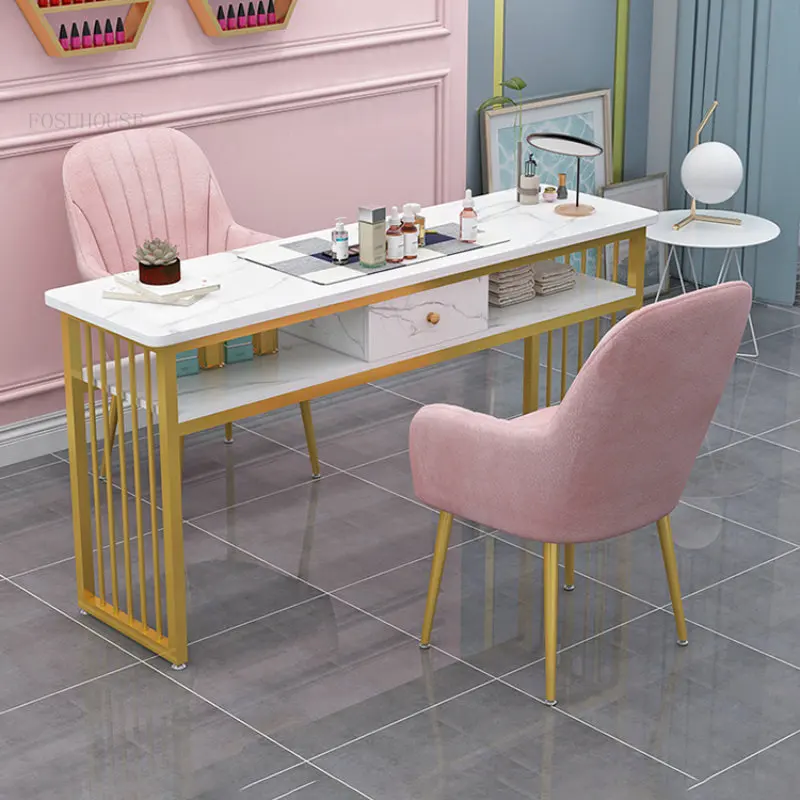Pink Manicure Table