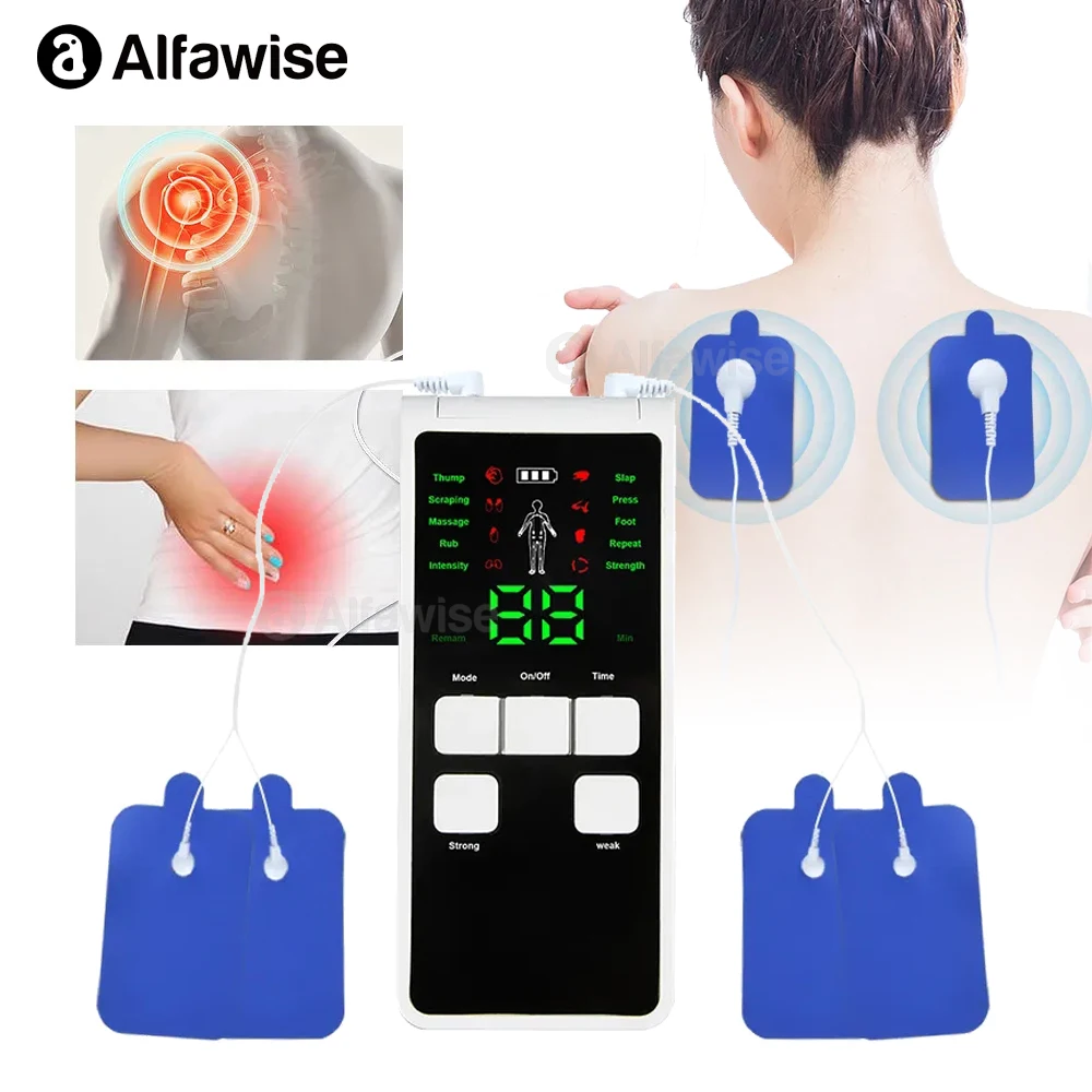 Digital-8Mode-30-Strength-Tens-Muscle-Electric-EMS-Acupuncture-Body ...