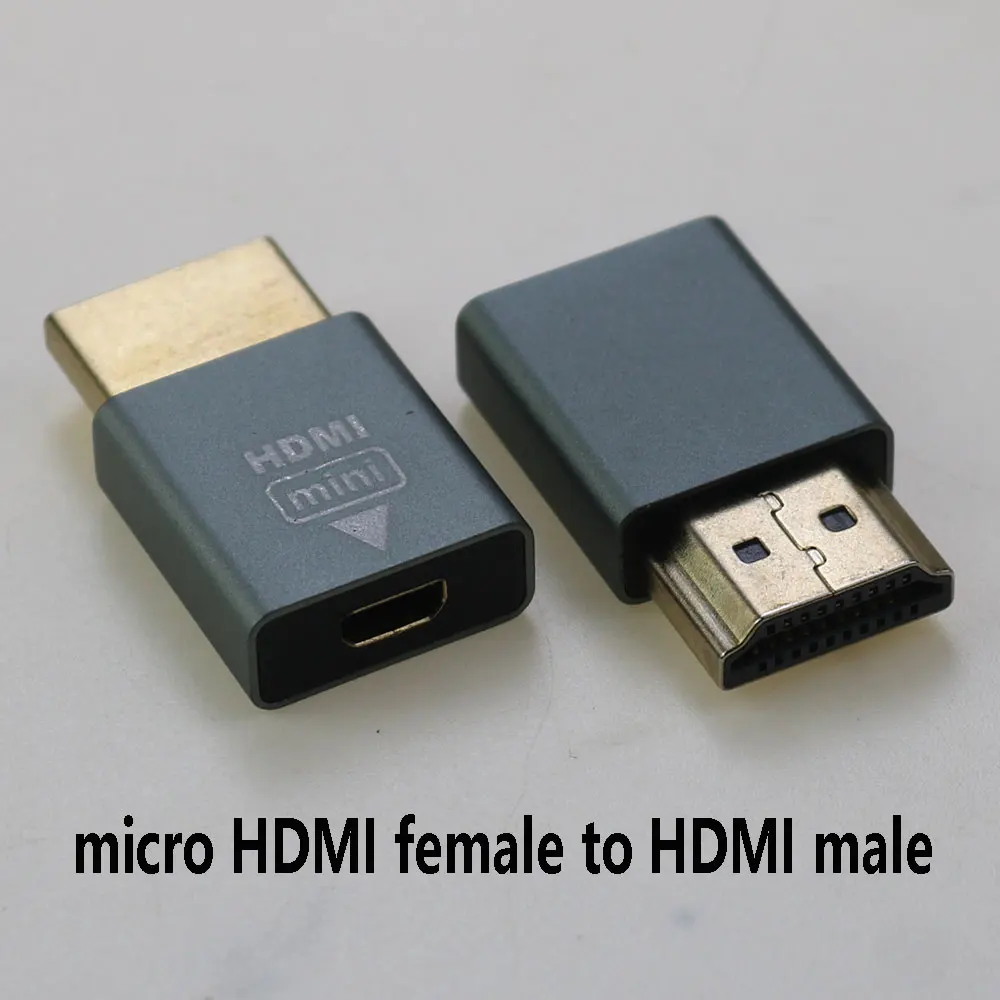 1Pcs for Monitor Notebook Projector Micro HDMI-compatible Female to ...