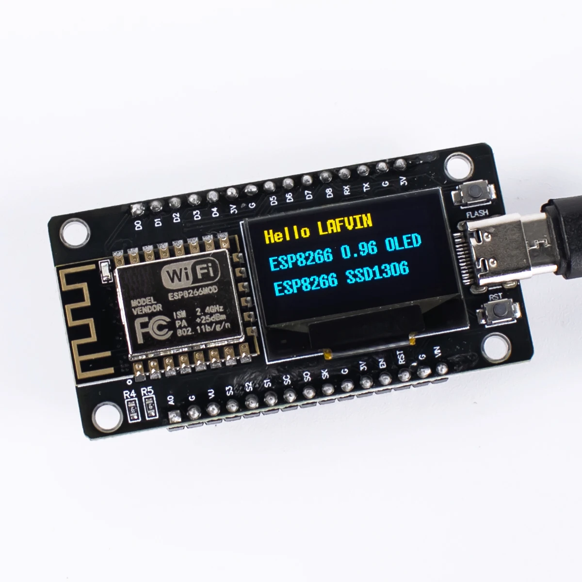 Макетная плата ESP8266 V3 с OLED-дисплеем 0,96 дюйма | AliExpress