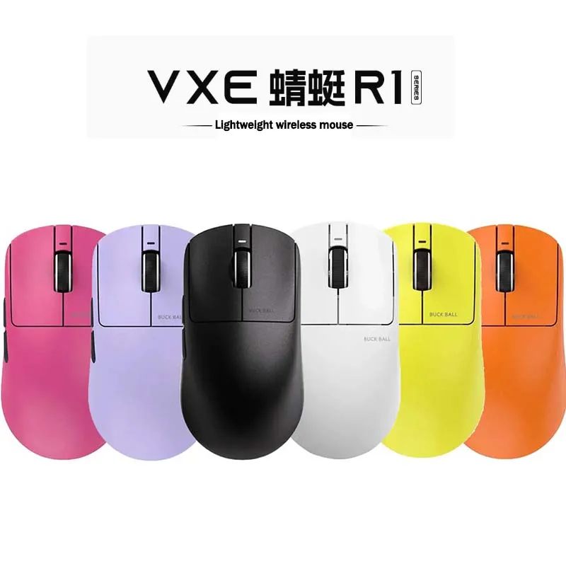 Vxe-Dragonfly-R1-Pro-Max-4k-Wireless-Tri-Mode-Mouse-Paw3395-Sensor ...
