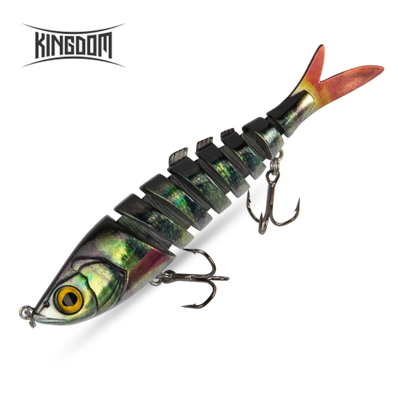 Kingdom Señuelos de Pesca multiarticulados, 90mm, 120mm, 140mm, cebos ...