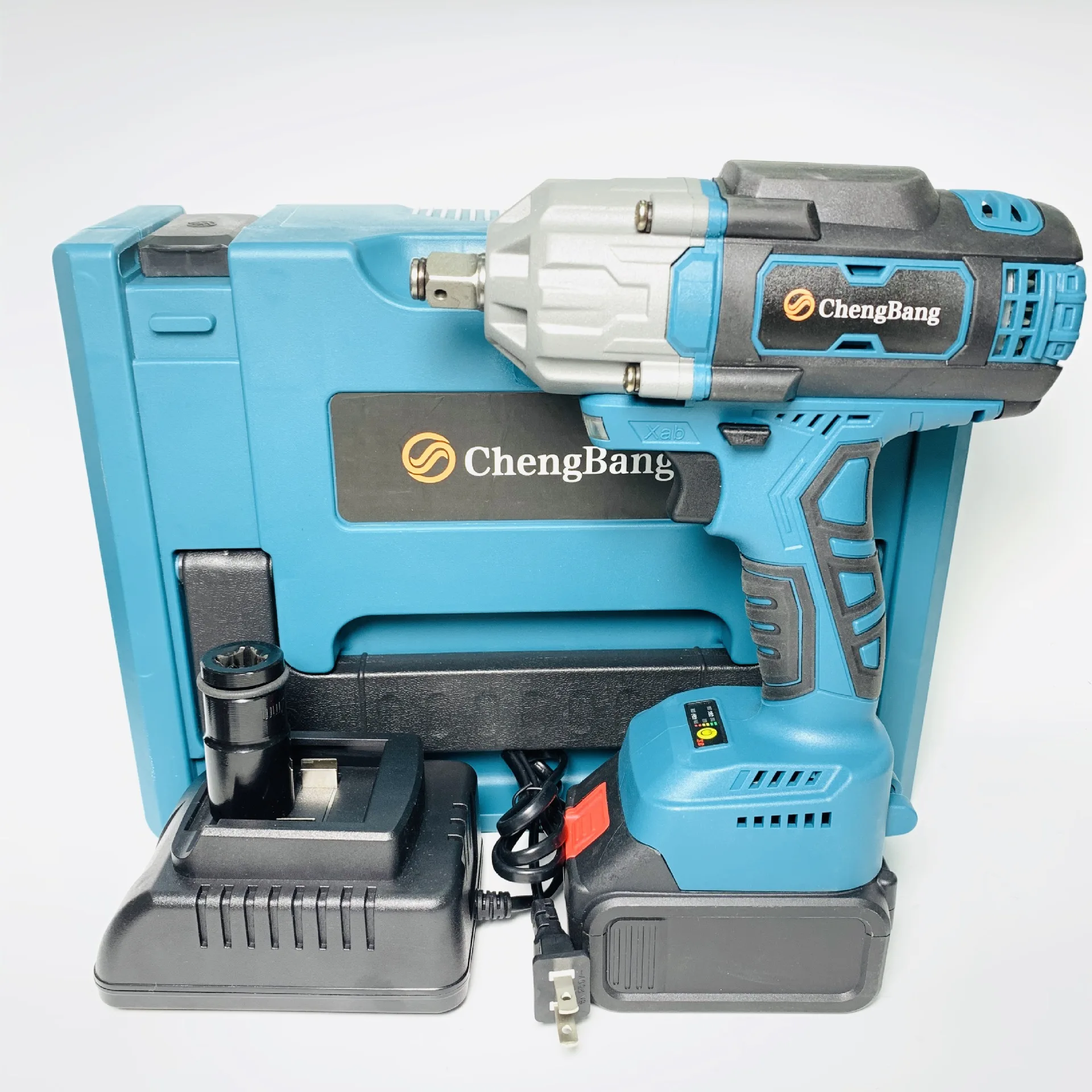 Lithium-Brushless-Auto-Repair-Industrial-Wrench-Electric-Wind-Gun-No ...