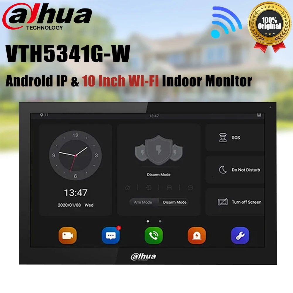Dahua-WiFi-Intercom-10inch-IP-Indoor-Monitor-Touch-Screen-Built-in ...