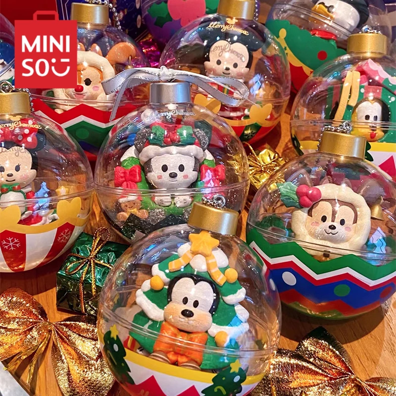 MINISO-Blind-Box-Mickey-Mouse-Series-Christmas-Ball-Theme-Pendant ...