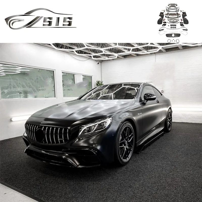 C217-S63-Coupe-BodyKit-2014-2024-Year-W217-PP-Front-Bumper-Rear ...