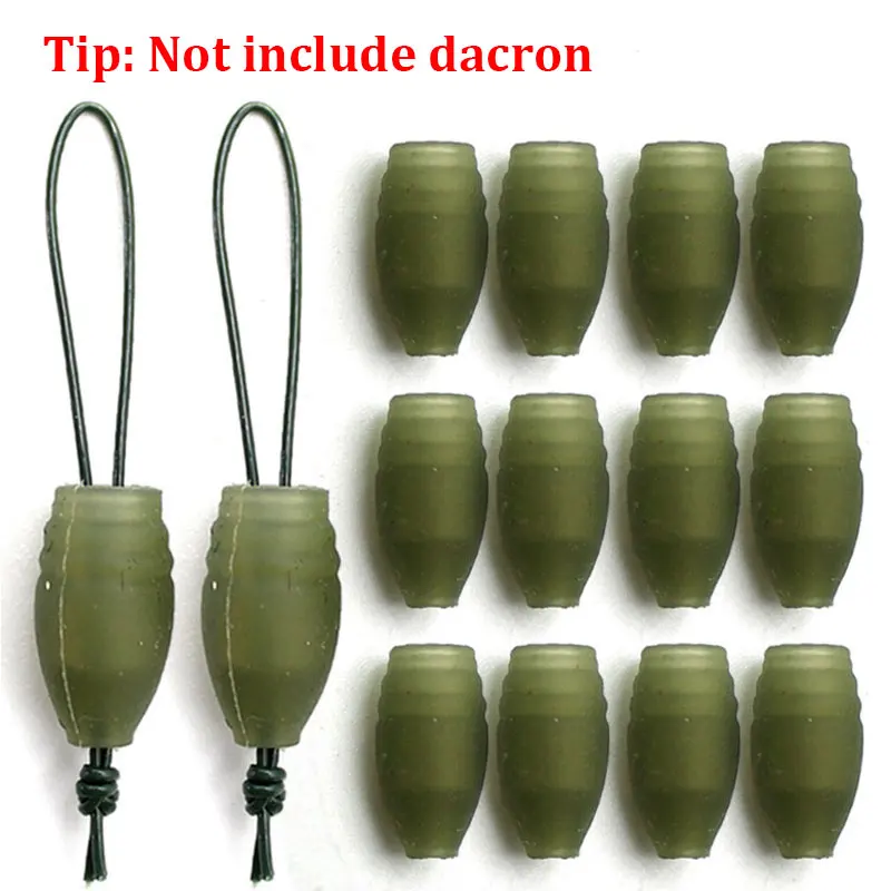 30pcs-Carp-Fishing-Accessories-Pole-Elastic-Dacron-Connectors-For-Solid ...