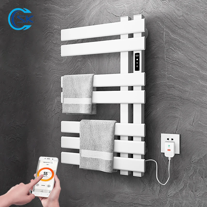 Bathroom-Electric-Towel-Rail-Smart-Towel-Dryer-Bath-Towel-Radiator-Wifi ...