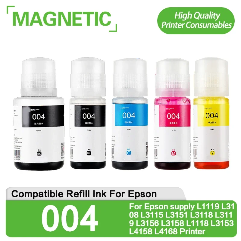 Nueva-70ML-recarga-de-tinta-para-Epson-004-002-de-L1119-L3108-L3115 ...