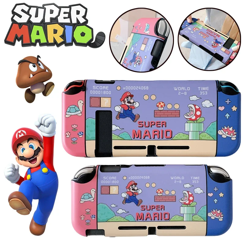 Super Mario Cartoon Switch Case for Nintendo Switch Ns Lite Game Figure ...