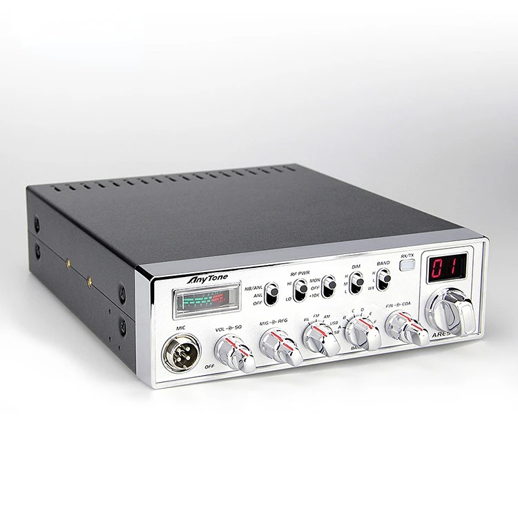 ANYTONE ARES II Rádio Veículo de Longo Alcance, CB, AM, FM, SSB, 10 ...