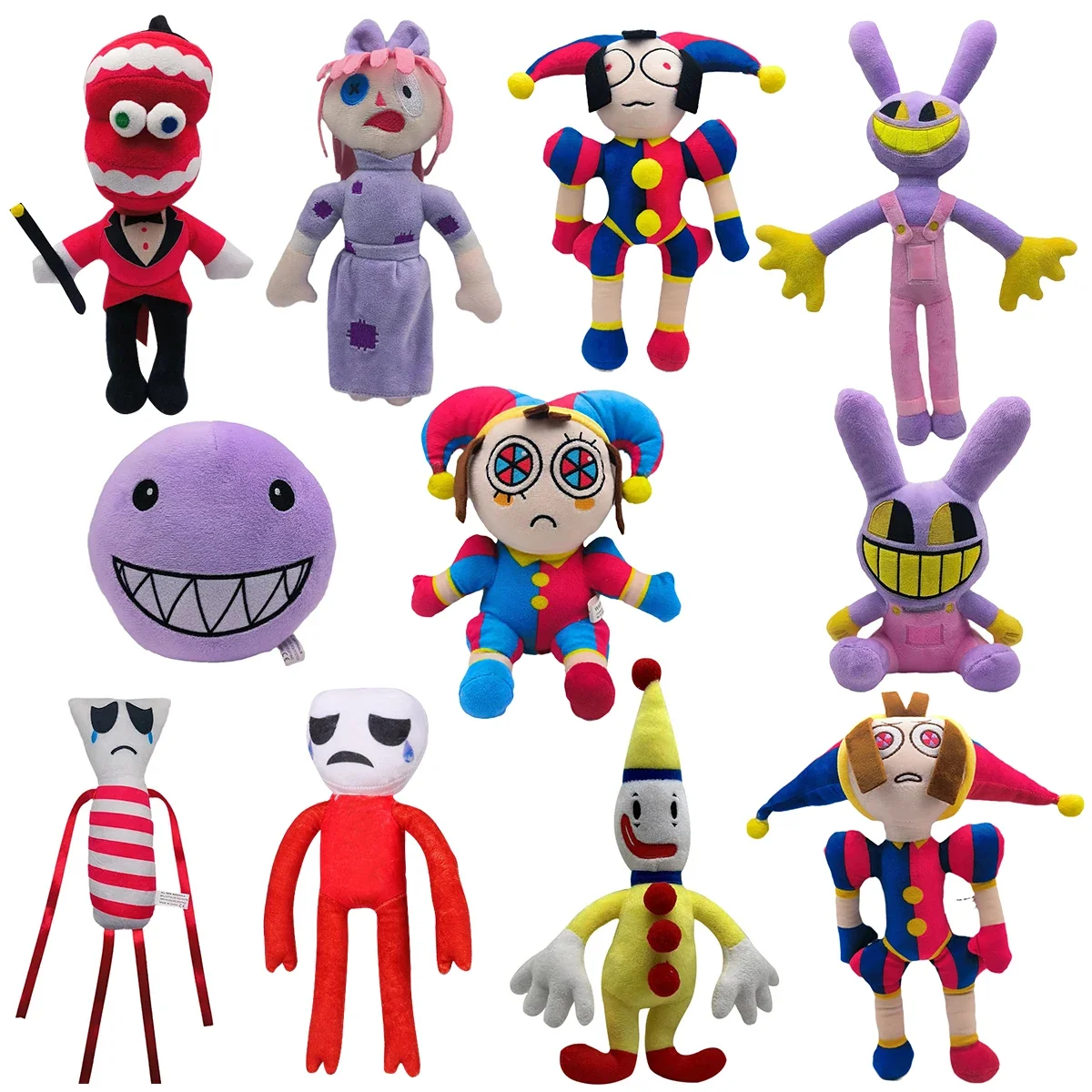 2024 New The Amazing Digital Circus Pomni Jax Plush Toy Anime Cute ...