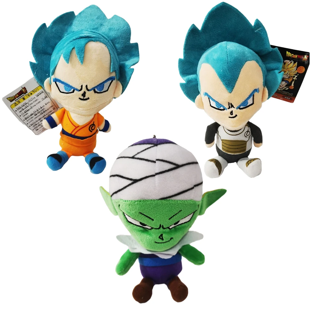 20cm Anime Dragon Ball Z Plush Toys Japan Cartoon Goku Vegeta Piccolo ...