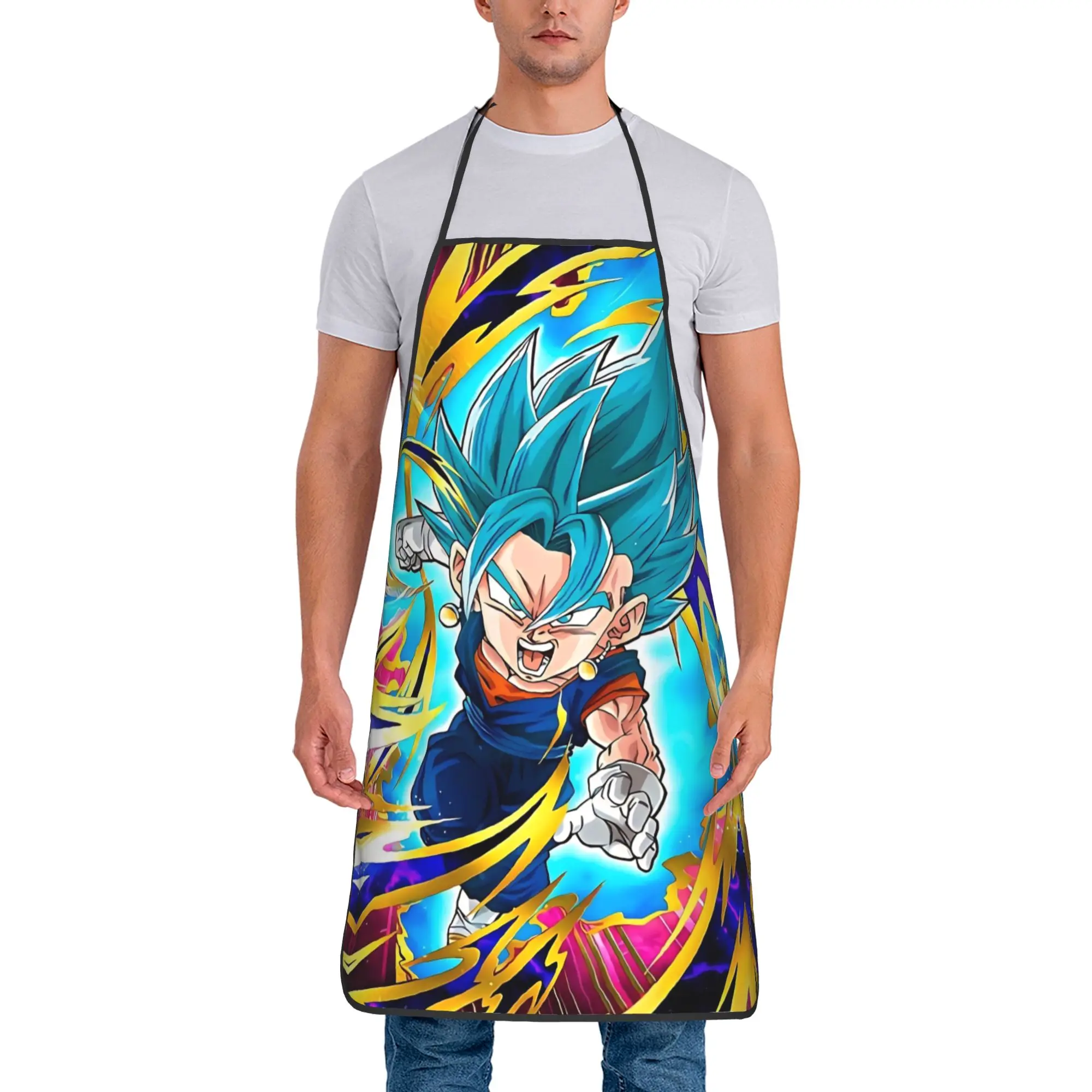 Dragon Ball DAIMA Polyester Apron Vegeta Goku 52*72cm Kitchen Cuisine ...