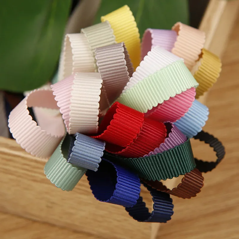 Muti-Color Polyester Grosgrain Till Ribbon Binding Tape Webbing Bias ...
