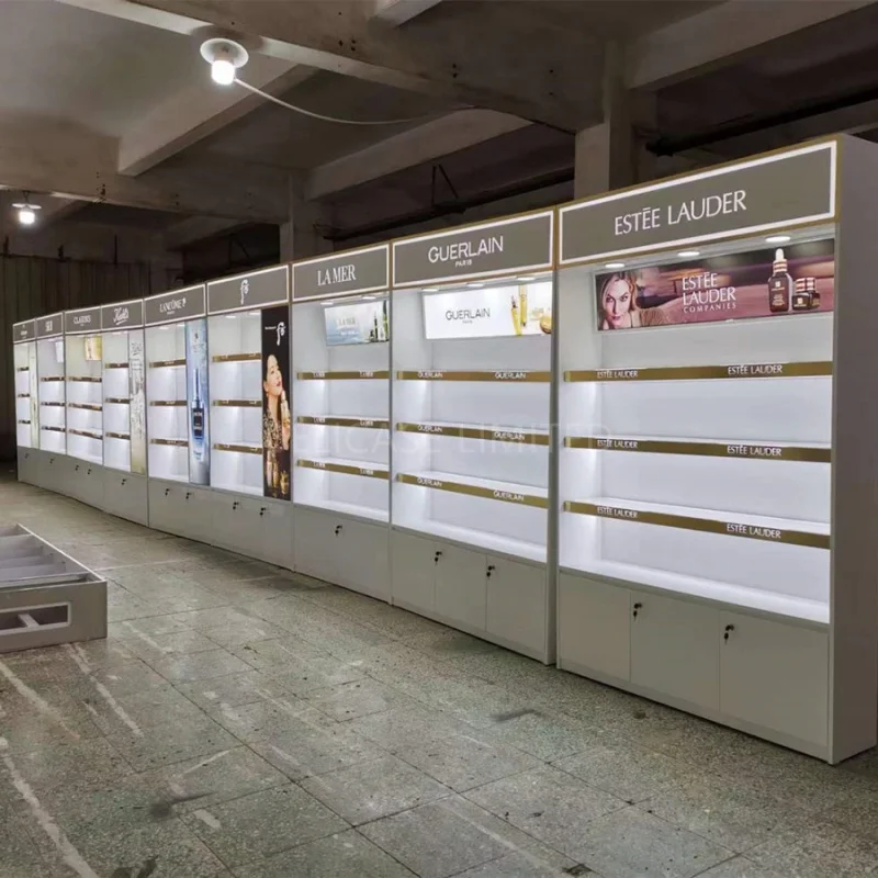 Aangepaste-Witte-Winkel-Cosmetische-Display-Showcase-En-Make-Up-Winkel ...