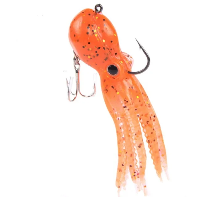 Octopus Fishing Lure 22g Double Hook Artificial Silicone Soft Baits 23g ...