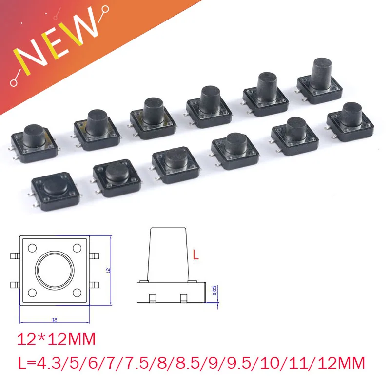 20PCS-Momentary-Tactile-Tact-Push-Button-Switch-SMD-SMT-Mini-Micro ...