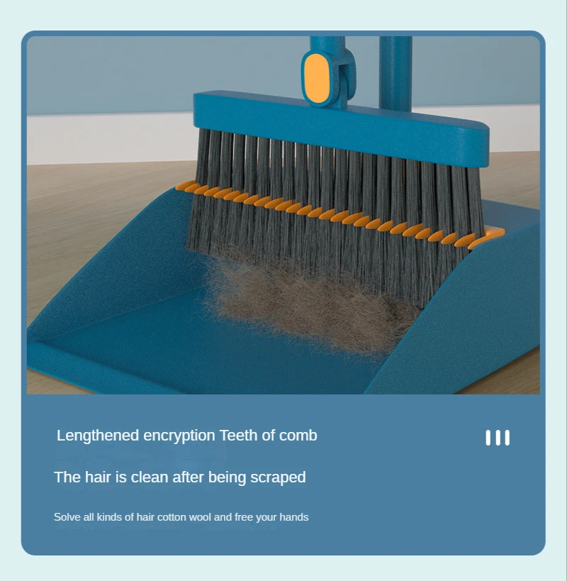 Nettoyage sol,Ensemble de balai et pelle à poussière pliants,balai ...