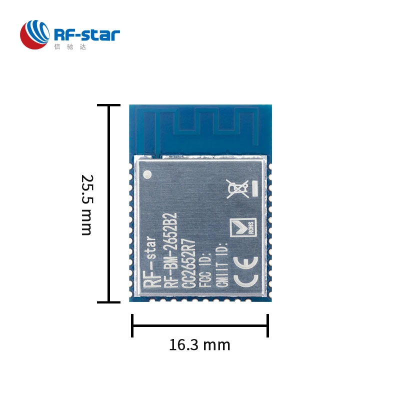 TI lower-power CC2652R7 RF Matter BLE ZigBee Thread 2.4 GHz wireless module for smart home ...