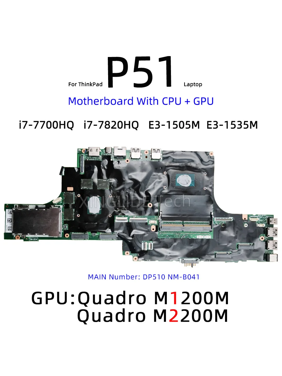 Placa-base-para-ordenador-port-til-Lenovo-ThinkPad-P51-NM-B041-con-I7 ...