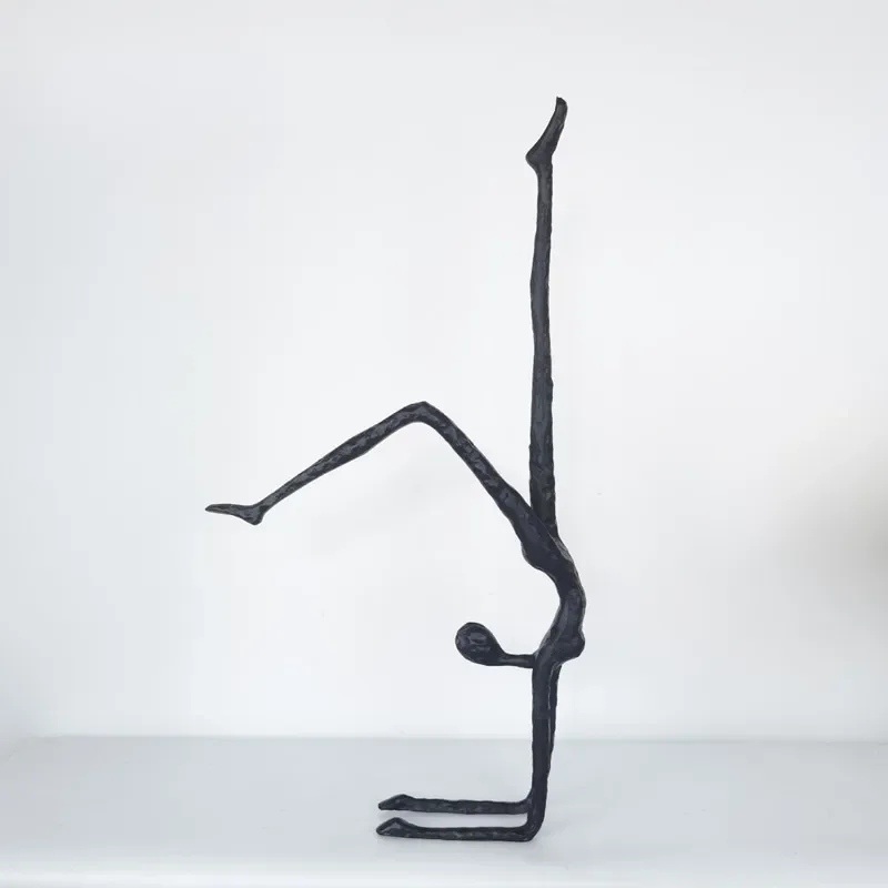 Inverted Gymnastics Figure Abstract Art Sculpture, Modern Home ...