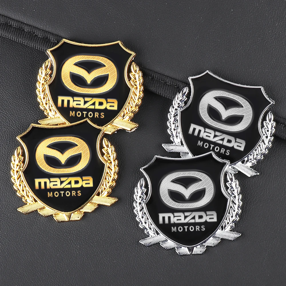 1/2PCS 3D Metal Car Body Trunk Sticker Auto Emblem Decal Accessories ...