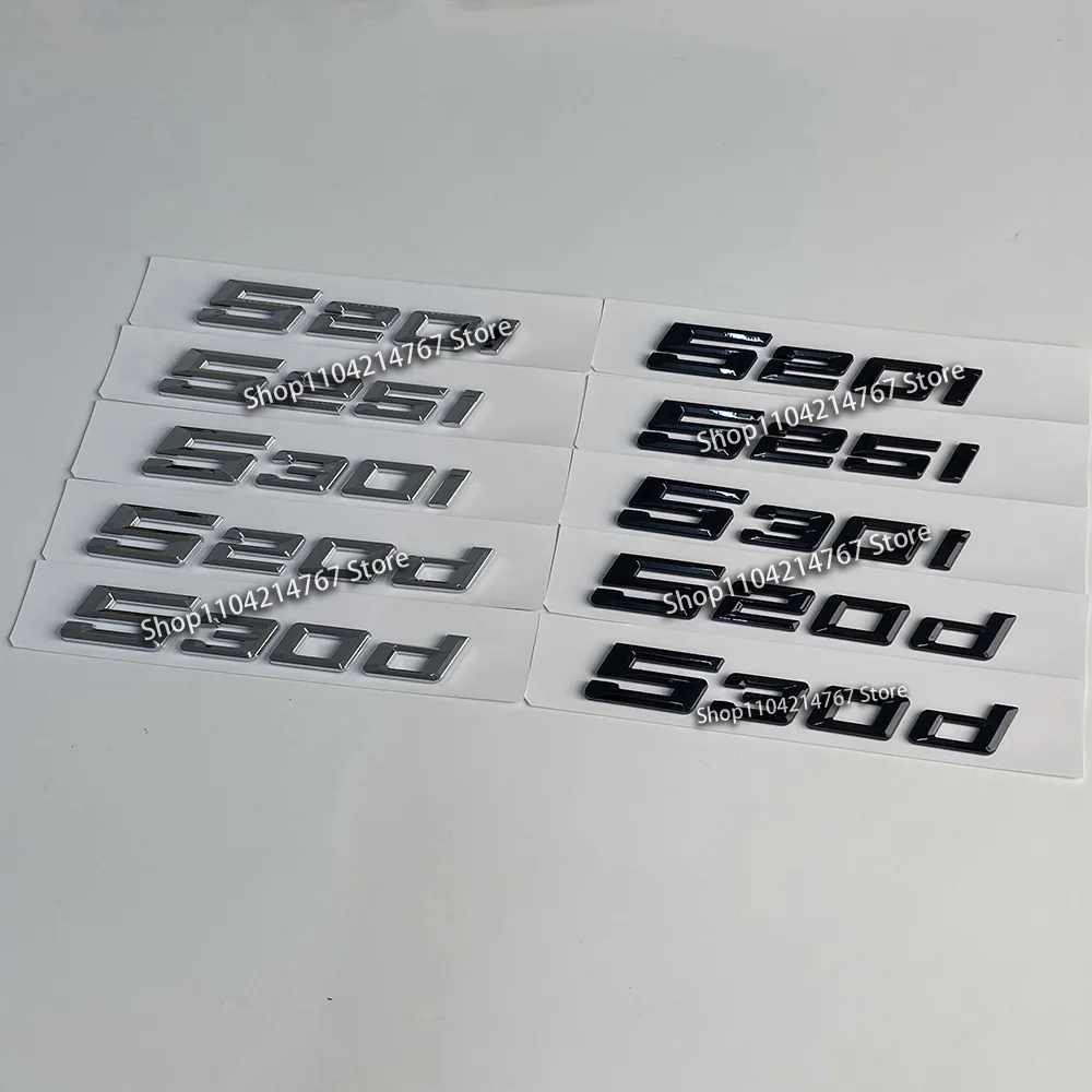 For BMW 5 SeriesE39 E60 E61 F10 F11 G30 Car Trunk Logo Sticker New Font ...