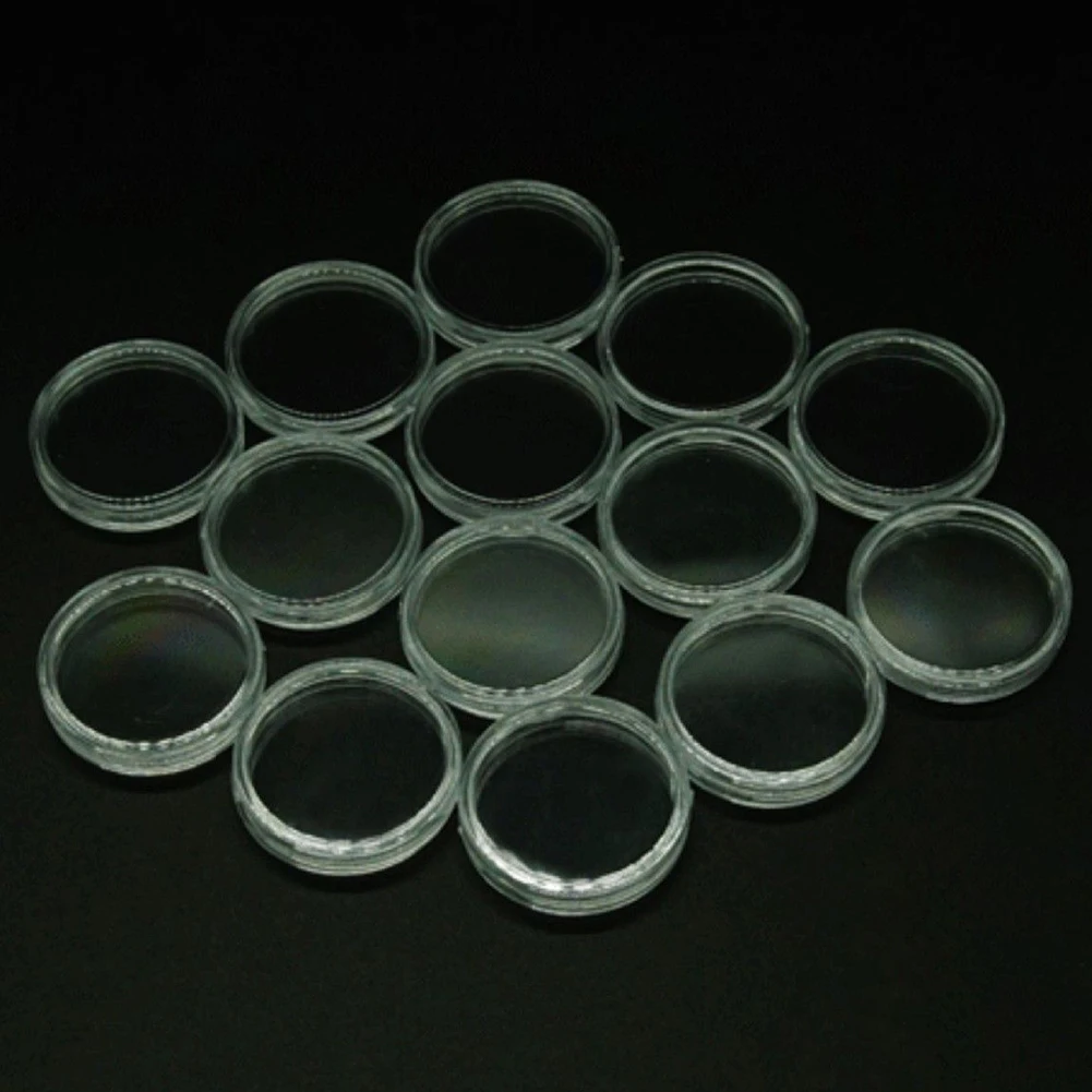 10-25Pcs-27-46mm-Transparent-Coin-Cases-Holder-Coin-Collecting-Box-Case ...