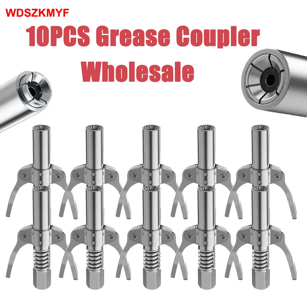 10PCS-Grease-Coupler-Wholesale-10000PSI-Heavy-Duty-Quick-Release-Oil ...