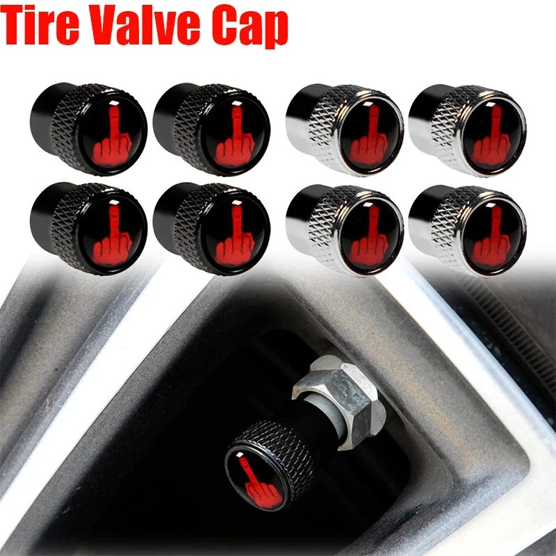 Universal-Aluminum-Car-Tire-Valve-Caps-Dust-Covers-Tire-Wheel-Stem-Air ...