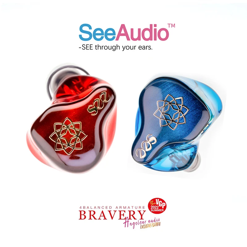 Seeaudio Bravery Edition Anniversary Hifi Earphone 4ba Balanced ...