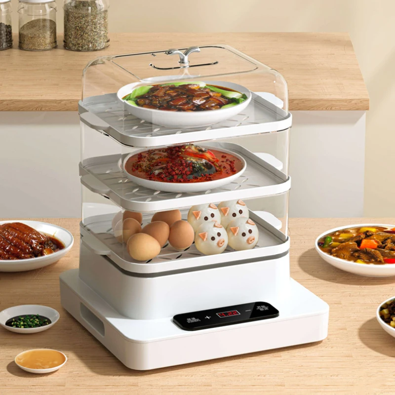 Multifunctional Electric Steamer Household 3-layer 18l Large-capacity ...