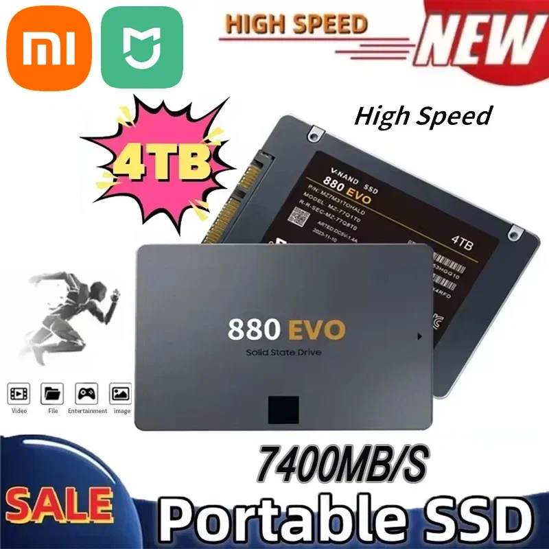 Disco duro interno de estado sólido Xiaomi Mijia SSD 880 EVO de 1 TB, 2 TB y 4 TB SATA 3.0 MLC ...