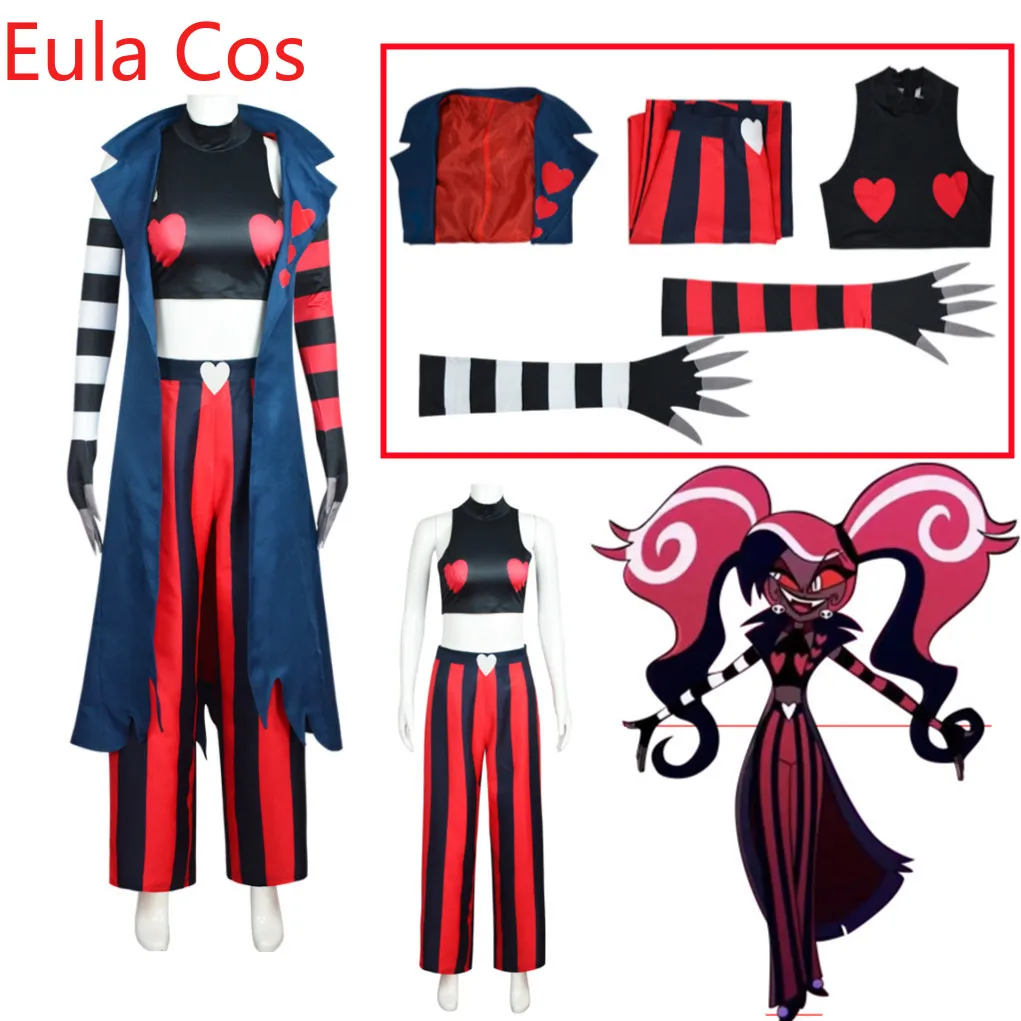 Hazbin-Velvette-Valentin-Hotel-Vox-Cosplay-Outfit-3V-Vees-VVV-Costume ...