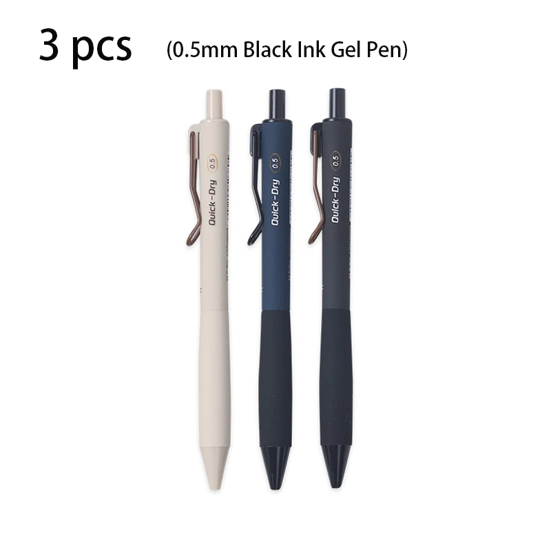 M-G-3pcs-0-5mm-Quick-Drying-Black-Ink-Gel-Pen-Office-Pen-Signing-Pen ...