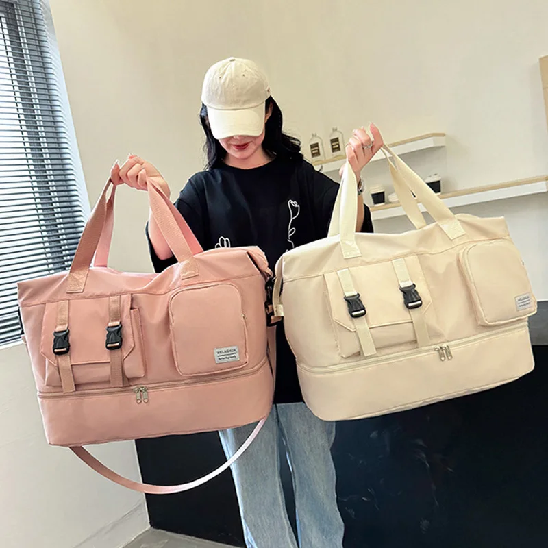 Sports Tote Gym Bag Travel Duffel Handbags for Men Women Shoulder ...