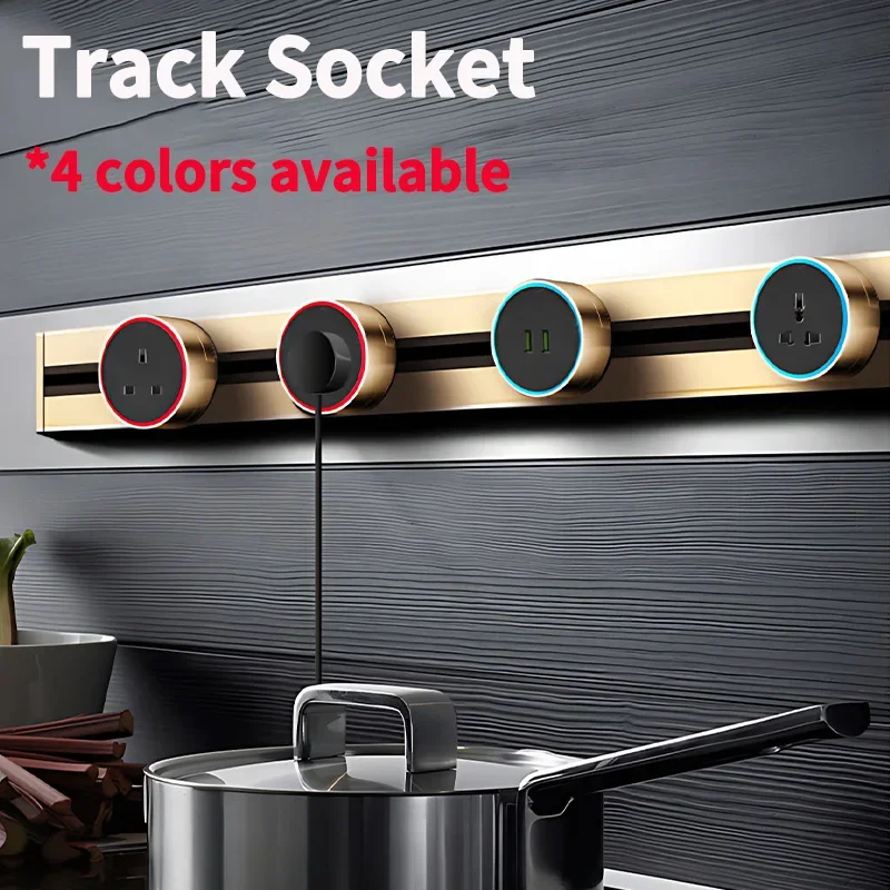 Wall-Mounted-8000W-UK-US-AU-EU-Standard-Usb-Portable-Rail-Power-Track ...