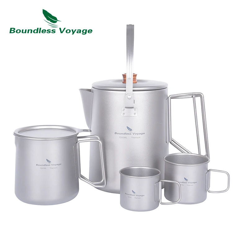 Boundless-Voyage-Titanium-Camping-Coffee-Pot-Outdoor-Traveling-Campfire ...