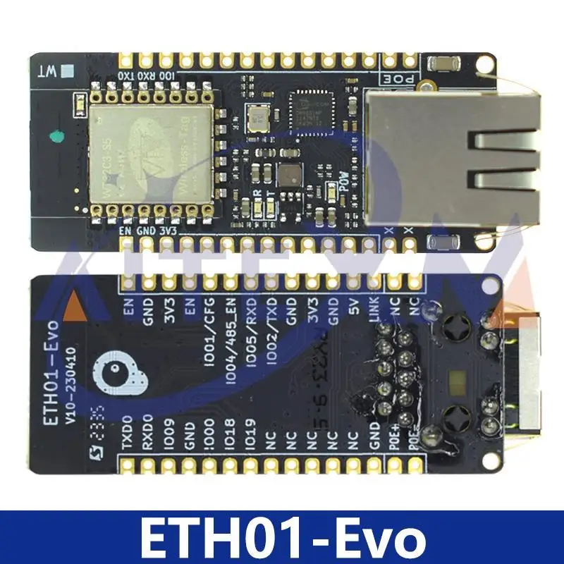 ETH01-EVO-Enlightenment-Display-ESP32-C3-module-WIFI-Bluetooth-Ethernet ...