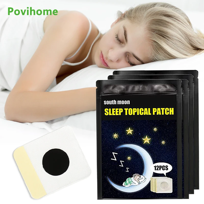 12-48Pcs-Insomnia-Patch-Sleep-Aid-Plaster-Relief-Anxiety-Headache ...