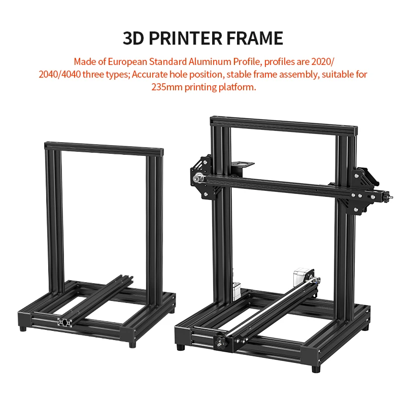 Kit telaio stampante 3D Ender3 Kit struttura adatto per profilo in ...